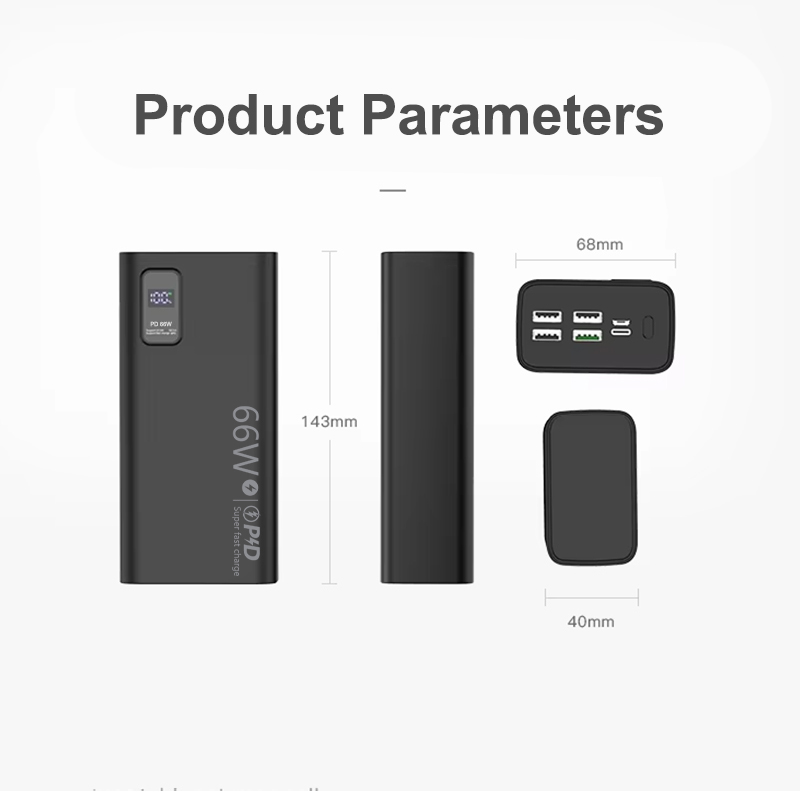 DOSEN Power Bank K7 Fast Charging 10000mAh 80000mAh Four USB Portable ...