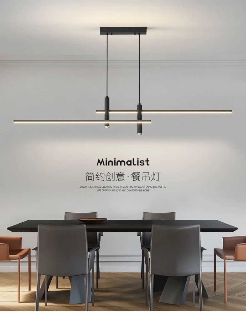 READY STOCK！🔥APPcontrol#Dining Room Chandelier Dining Table Spotlight ...