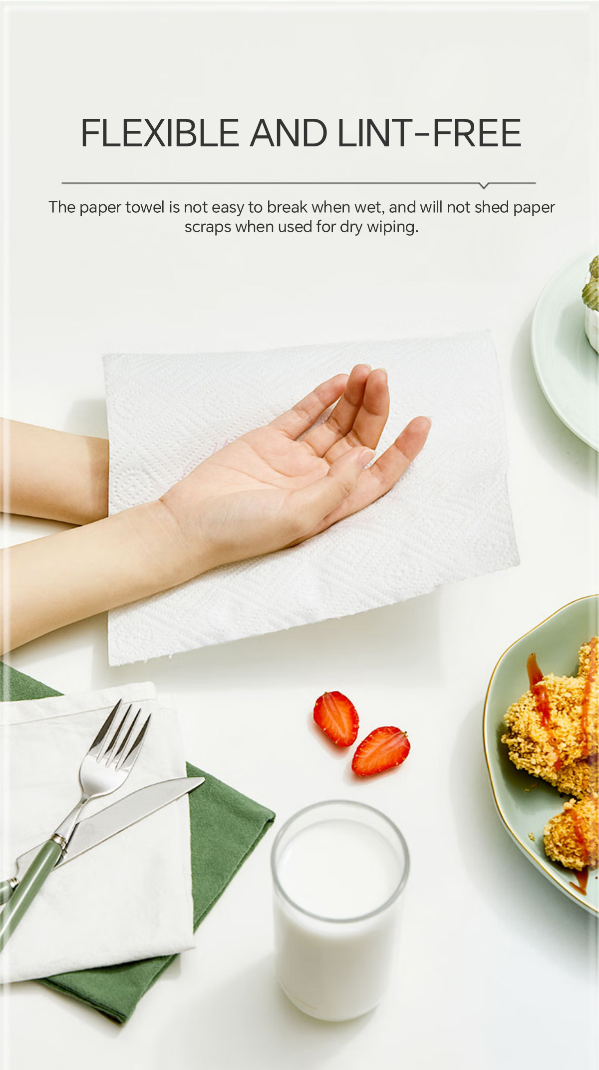 [3PCS]Carina Kitchen Towel Pull-up Towel Hanging Removable Oil ...