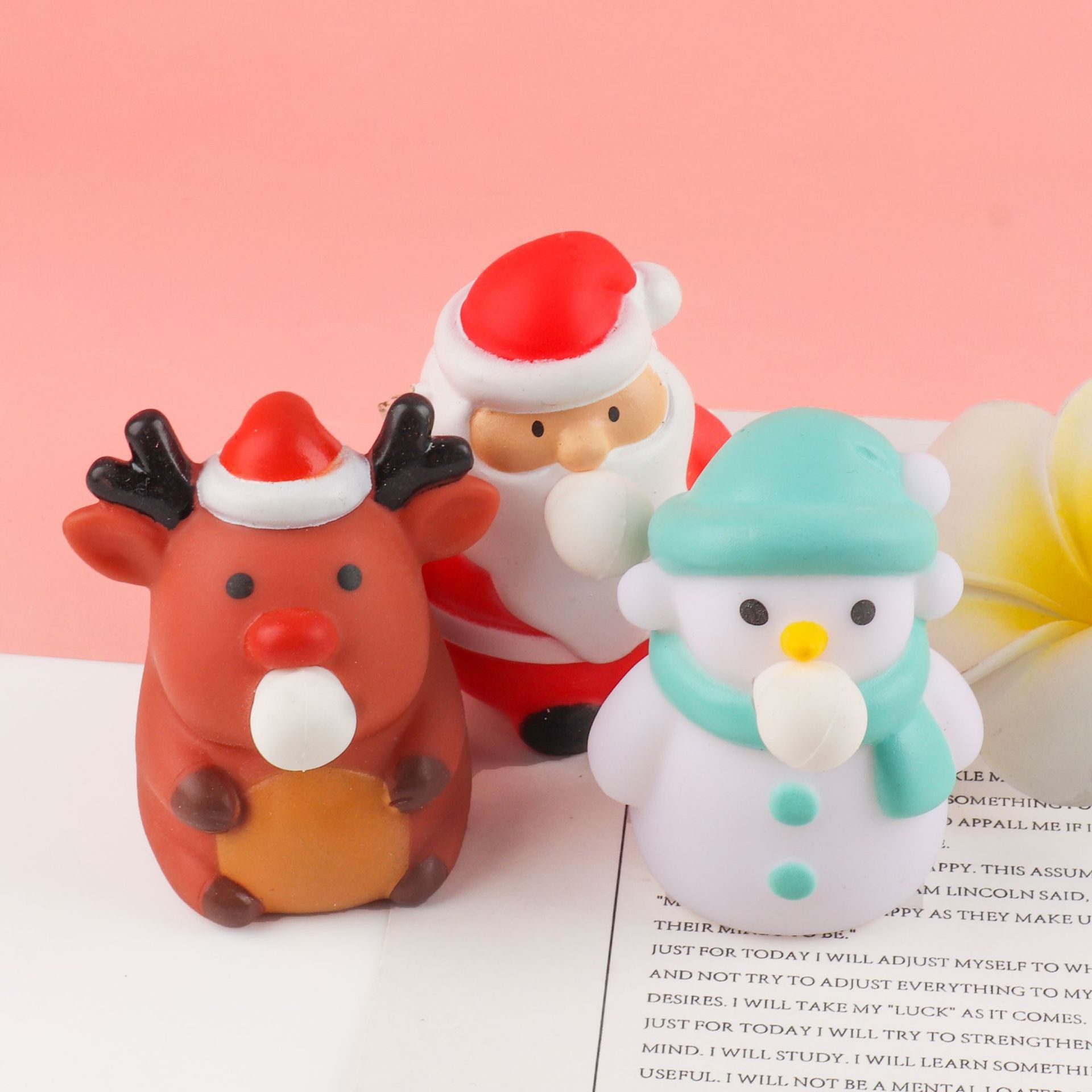 onecity.Pressure Release Safety Play Toy Christmas Santa Toy/Cute ...