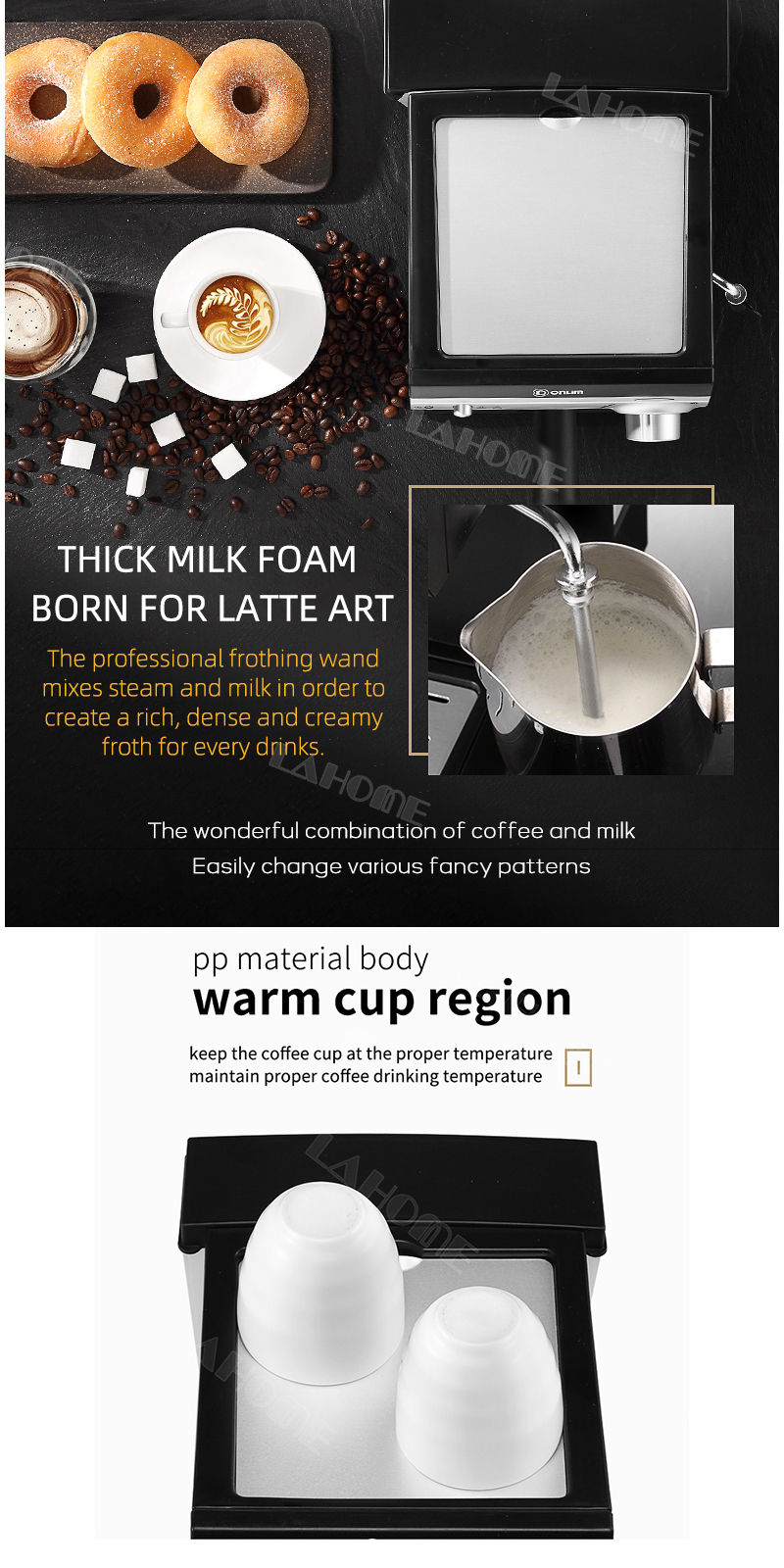 🎁LAHOME/ Donlim Espresso Coffee Maker Machine On Sale Coffee Maker ...