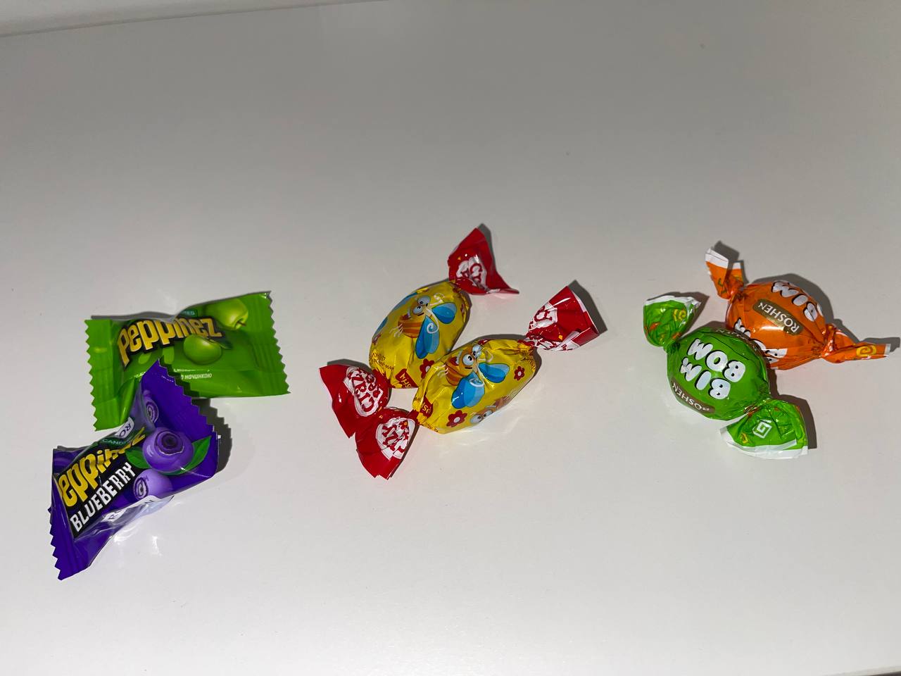 ROSHEN 3 CANDIES BIM BOM CRAZY FRUITY BEE PEPPINEZ COMBO SWEET CANDIES ...