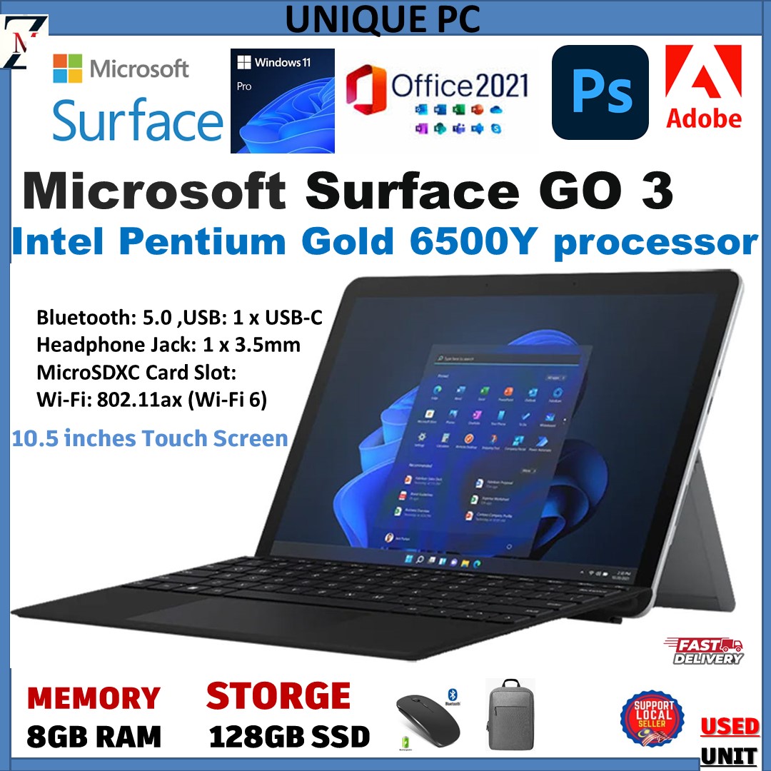 Microsoft Surface Go 3 / Laptop Go (1st Gen) Intel Core i5/ i3 /Pentium ...