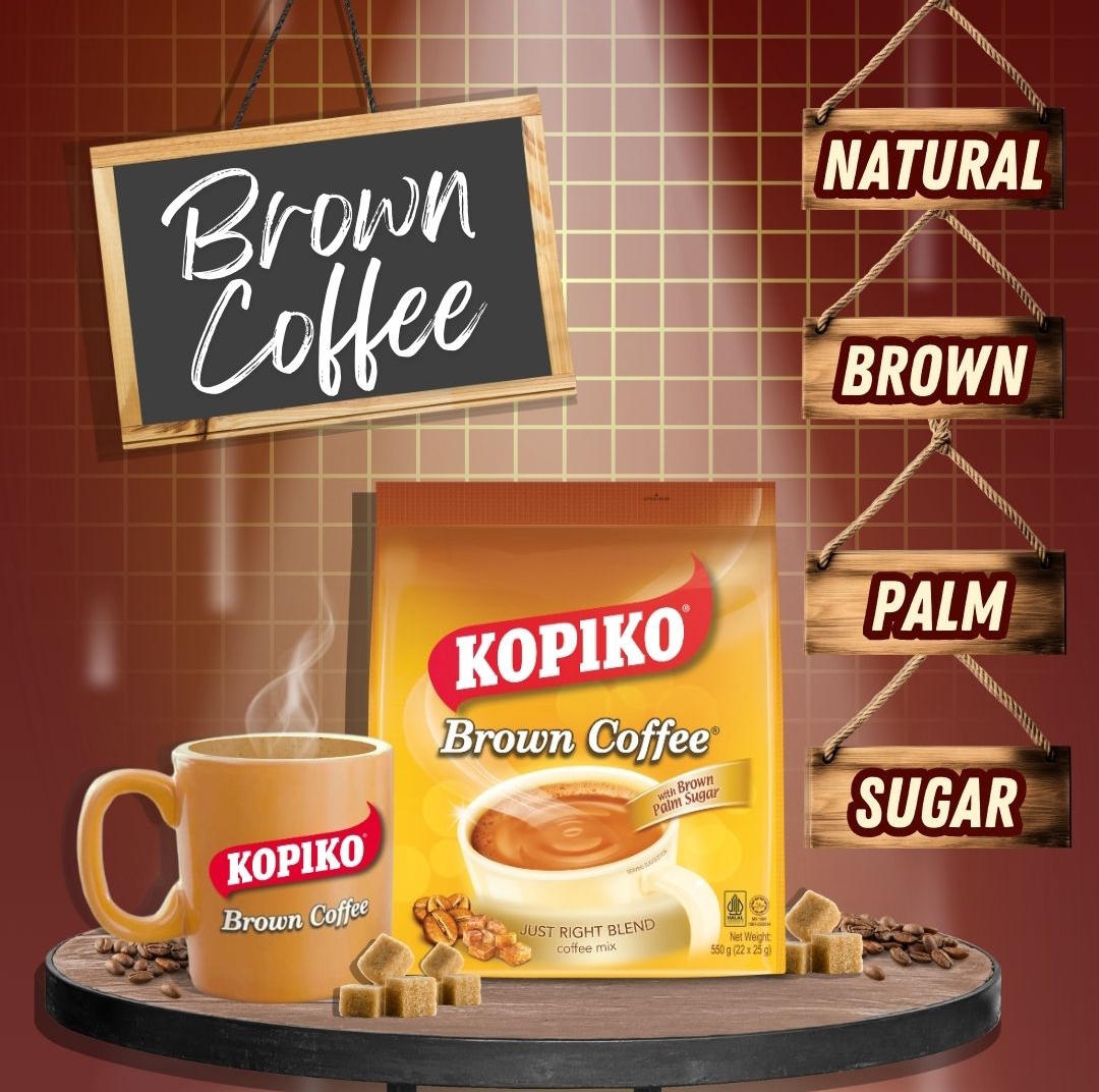 Coffee Kopi Instant Kopiko 3 In 1 Cappucino Macchiato LA Kaw Brown ...