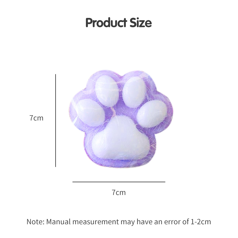 Payoe Mini Plush Cat Paw Squishy Toy Hamster Slow Rebound Squeeze Toy ...
