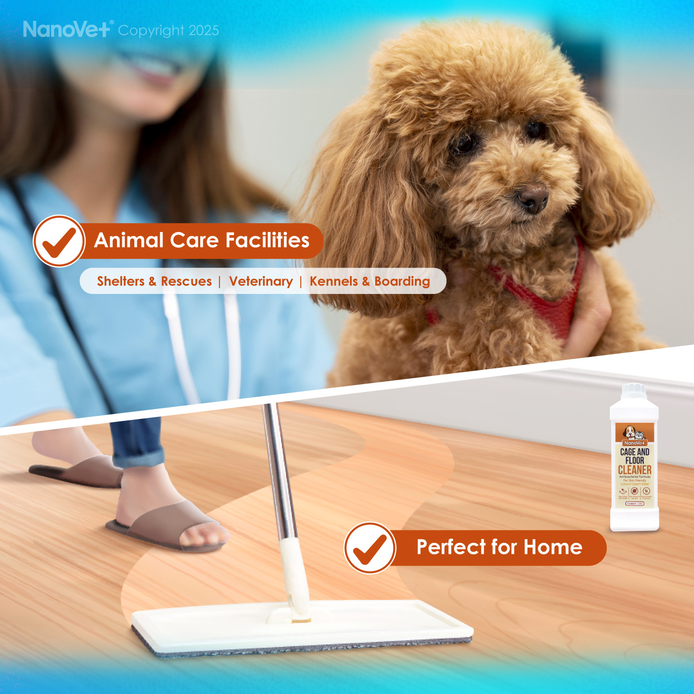 Nanovet® Pet Cage and Floor Cleaner Concentrate - 1 Liter | Shopee Malaysia