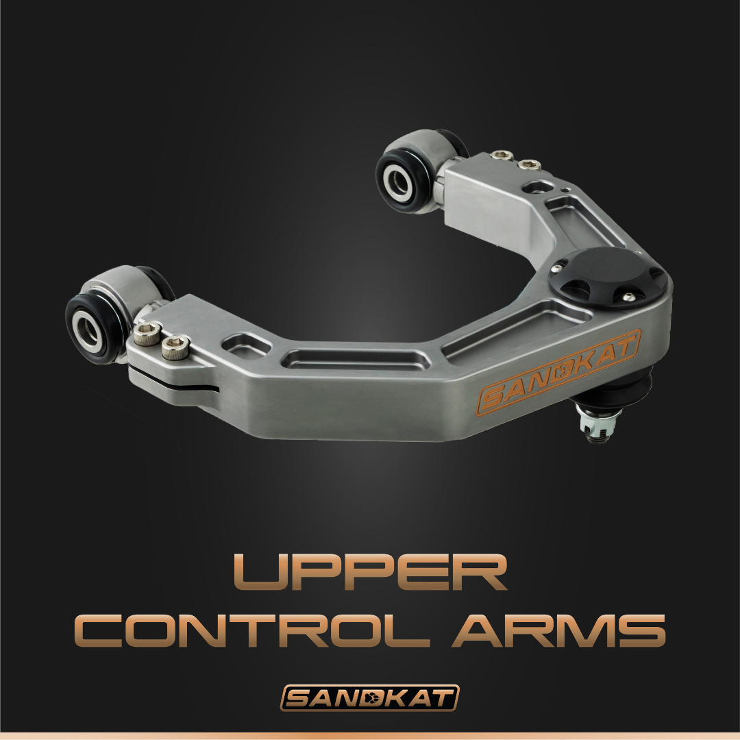 SANDKAT Toyota Hilux Revo Upper Control Arms Adjustable Aluminum Alloy ...