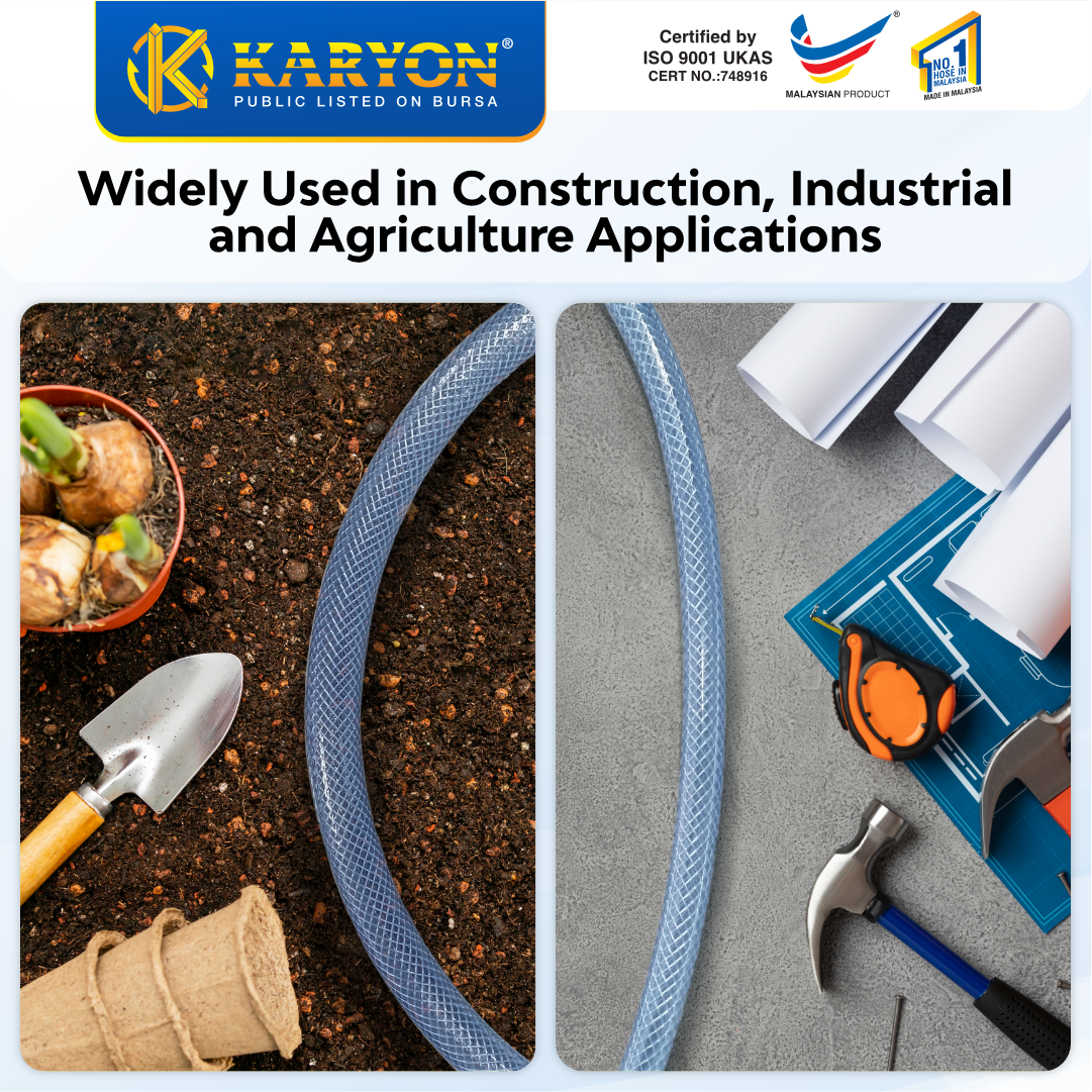Karyon® Premium Reinforced PVC Hose – Ideal for Industrial ...