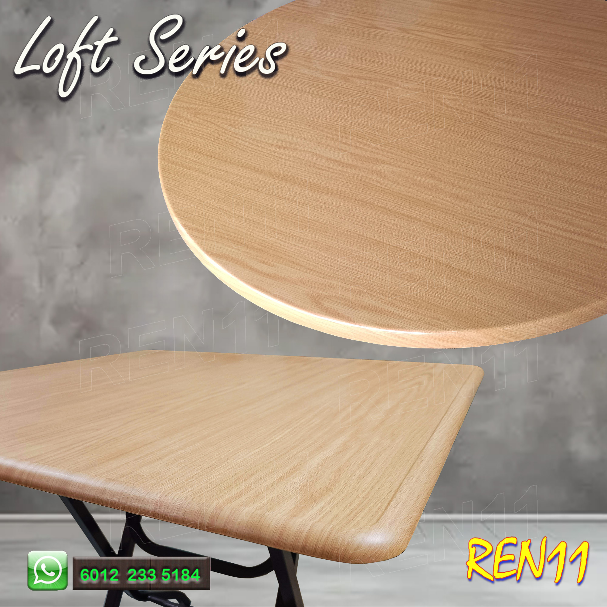 Restoran Furniture ,Meja Makan, Solid Table Top ,White Marble ...