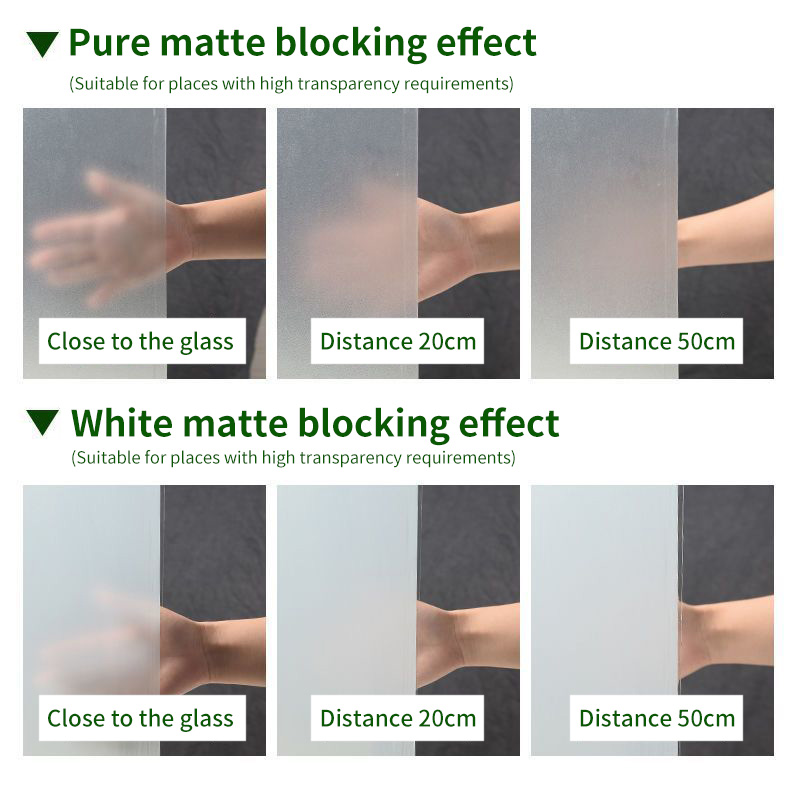 Glass Stickers Self-Adhesive Sanding High Definition Transparent Wndow ...