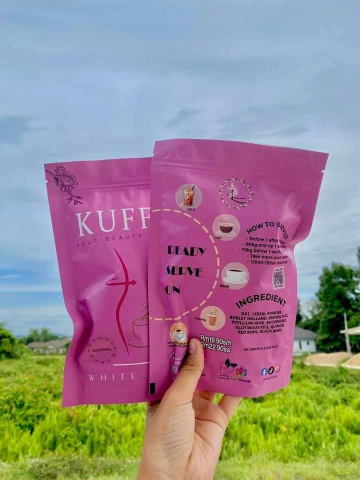 Kuffee Yunie Kopi ( White Coffee ) - 1 pek 4 Sachet Dan Loose 2 Sachet ...