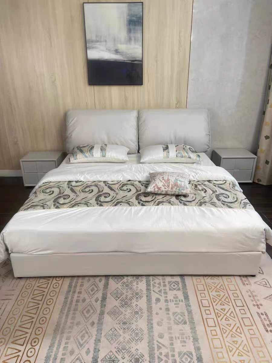 【SUPER COMFY】Modern Minimalist Design Bed Frame Stylish With Leathaire ...