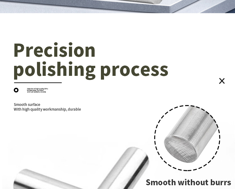 304 Stainless Steel Rod Shaft SS304 Round Bar Besi Tahan Karat 3mm 4mm ...