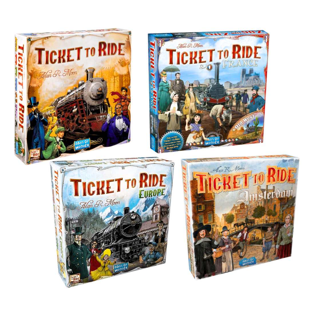 Ticket To Ride Board Game US Europe France Amsterdam Edition English ...