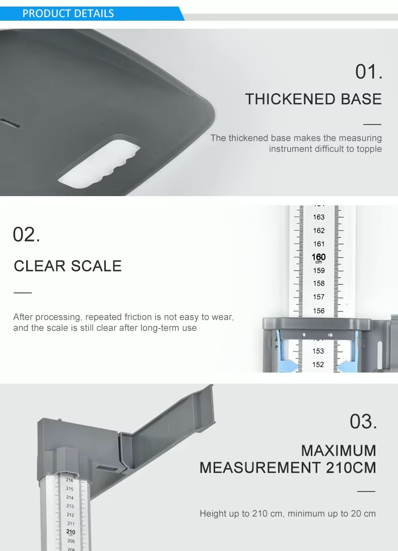 PORTABLE MANUAL KINLEE TELESCOPIC HEIGHT MEASURING SCALE MODEL MC-210 ...