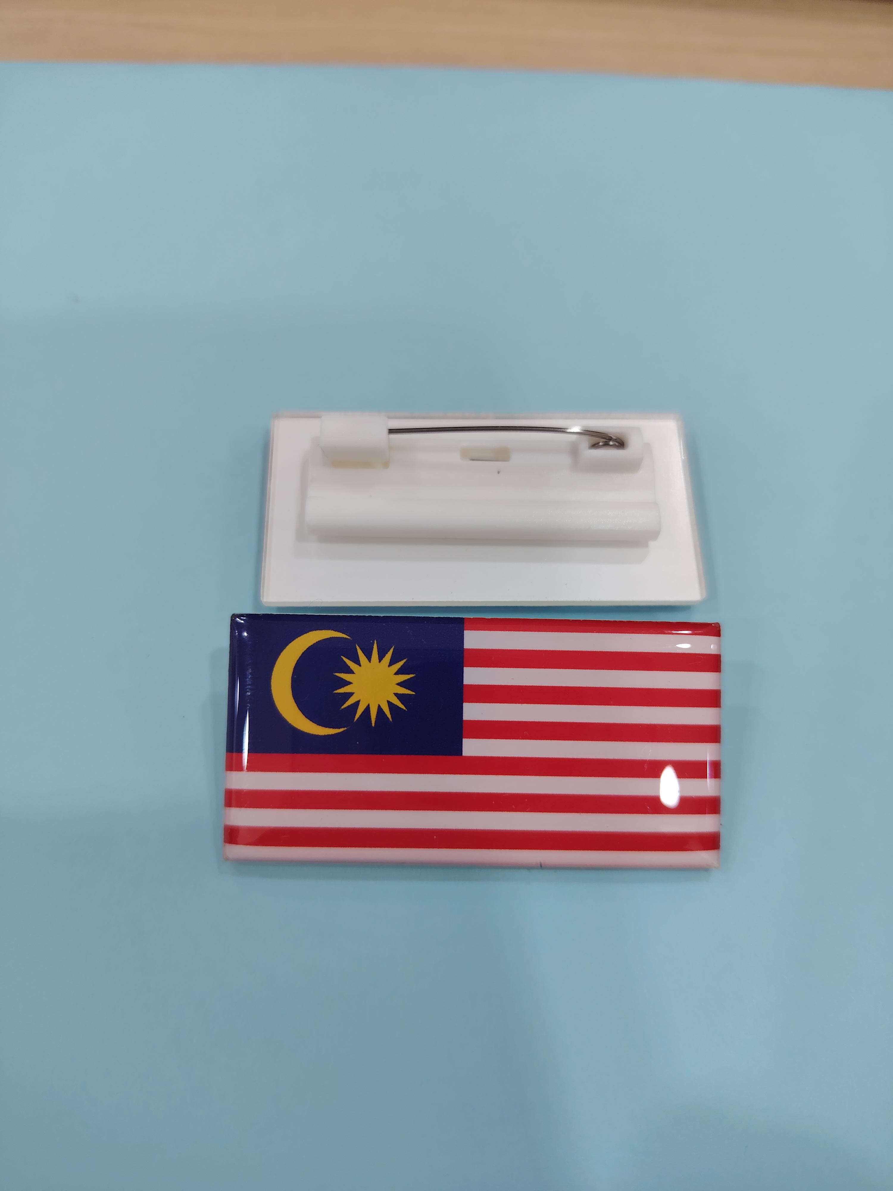 Premium Lencana Bendera Pin Tag Malaysia Flag Badges Expoxy Acrylic ...