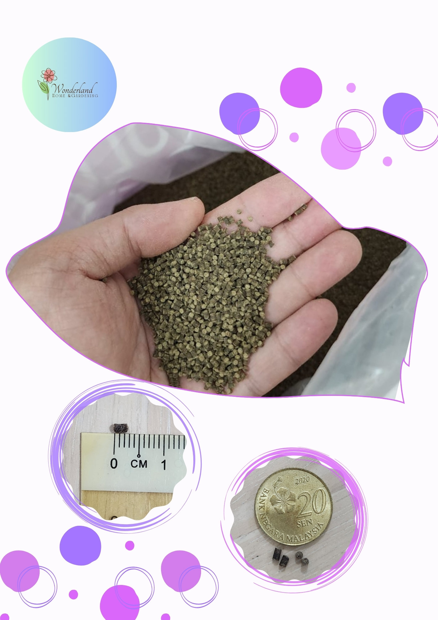 [REPACK 500G/1KG/3KG]Gold Coin 934 Prawn Feed Sinking Pallet Udang ...