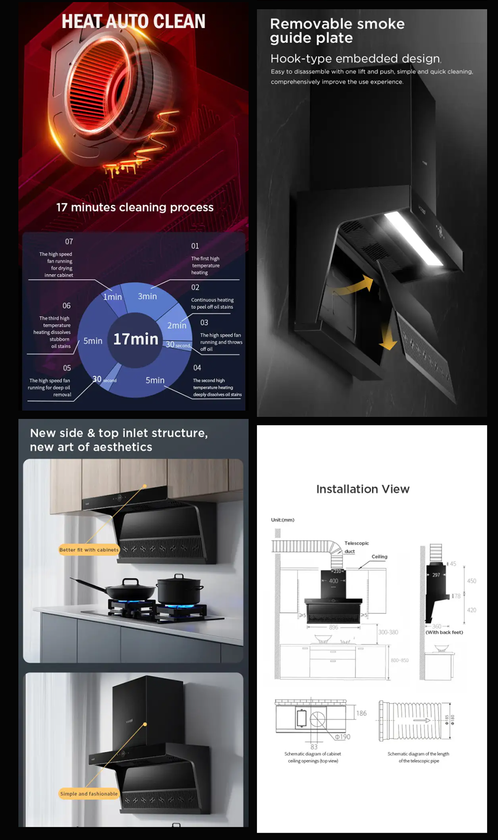 Vatti V996 "Slim Series Type” Cooker Hood (Deliver within Klang Valley ...