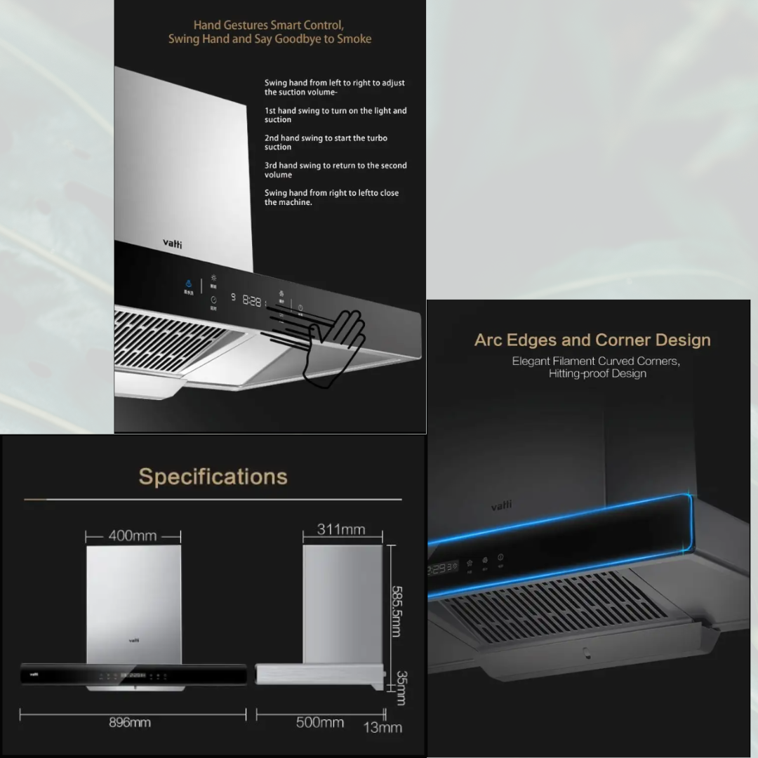 Vatti V931 "Artemis Series" T Type Range Hood | ESH | Shopee Malaysia