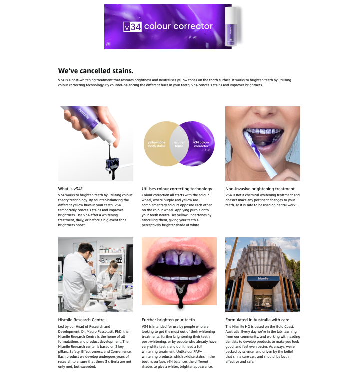 🔥 100% ORIGINAL 🔥 HISMILE v34 Colour Corrector | Pap+ Tooth Whitening ...