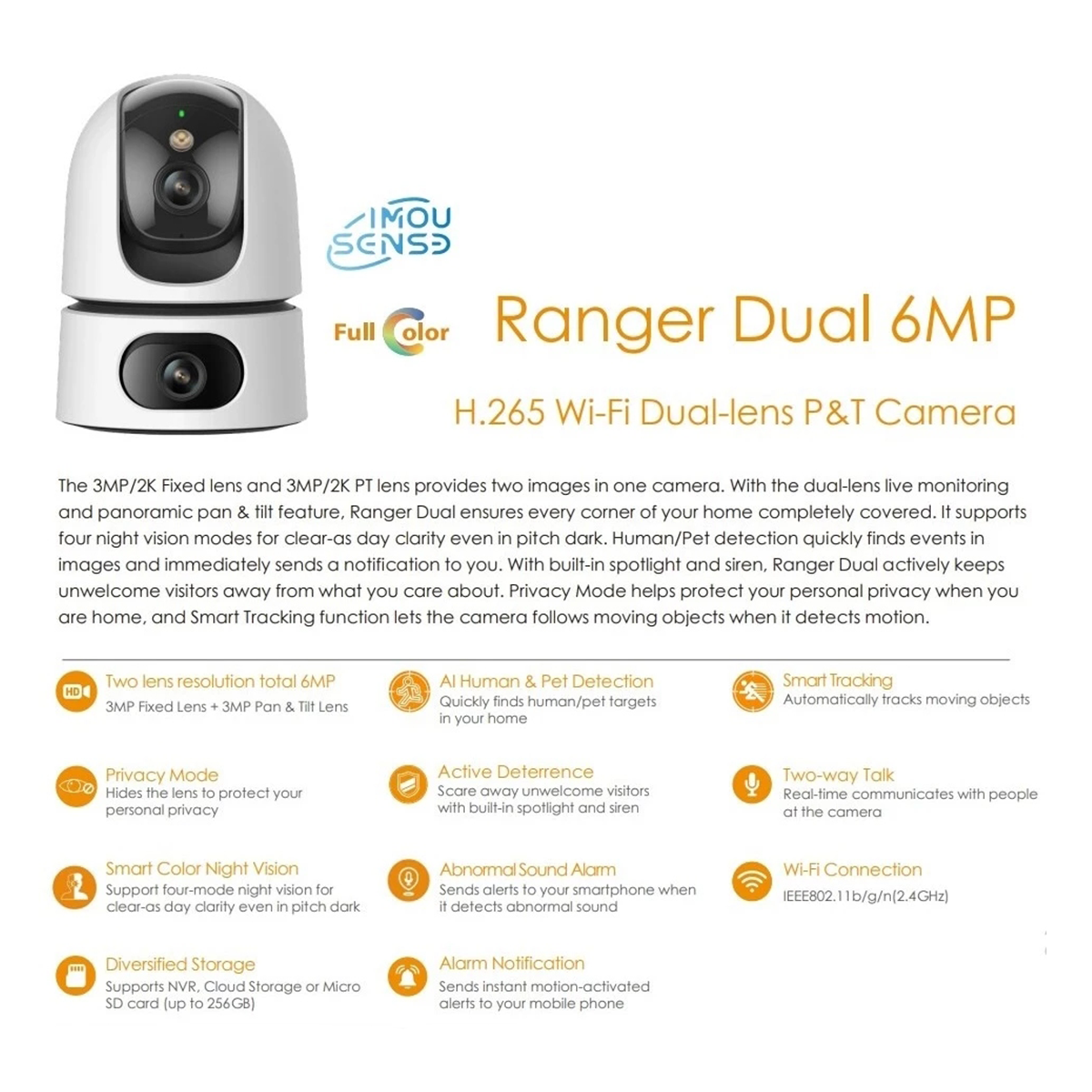Imou Ranger 2 3MP 2K | Ranger Dual 3MP + 3MP Indoor Security Camera ...