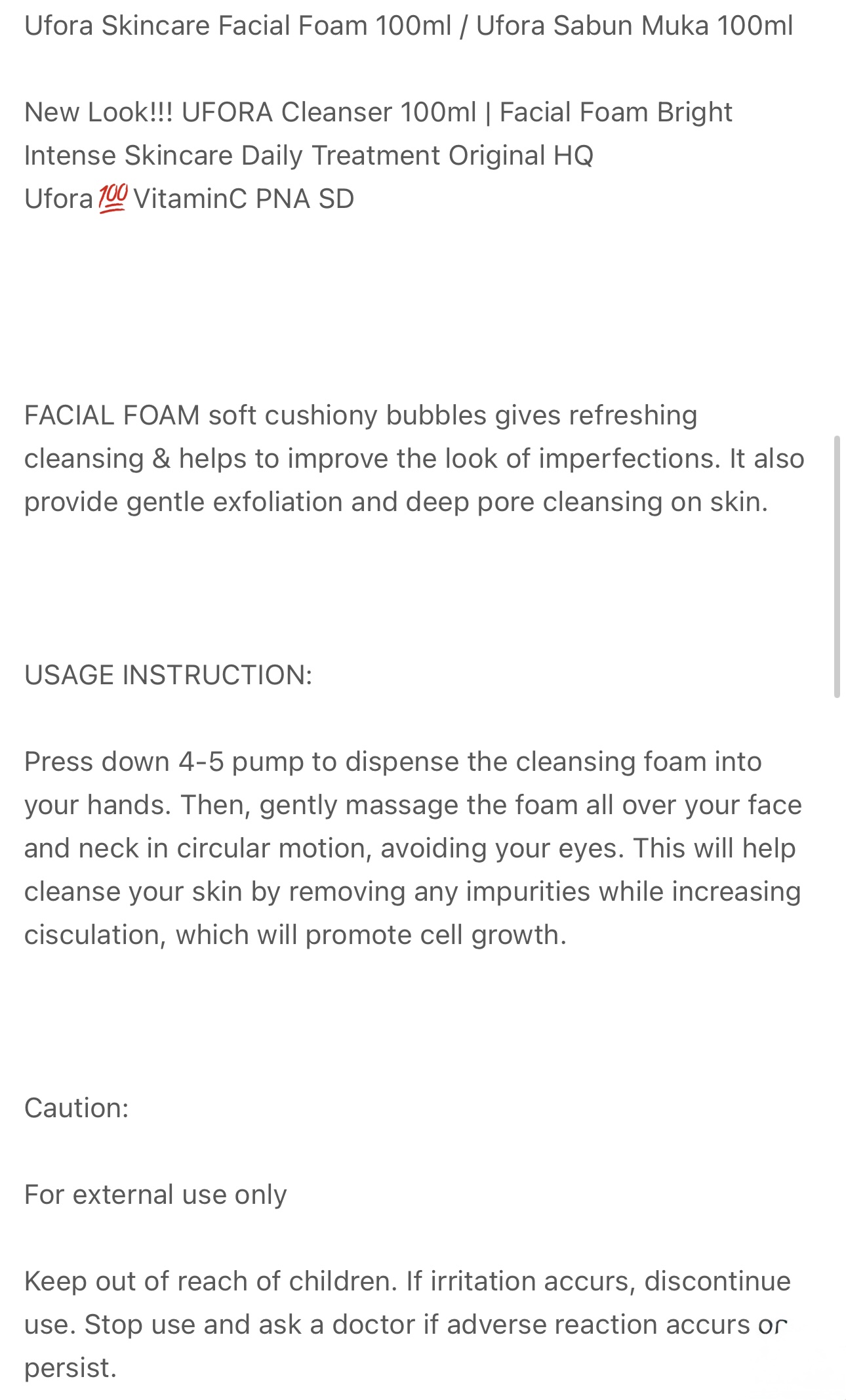 UFORA SKINCARE｜CLEANSER｜TONER｜SUNSCREEN｜ORIGINAL HQ | Shopee Malaysia