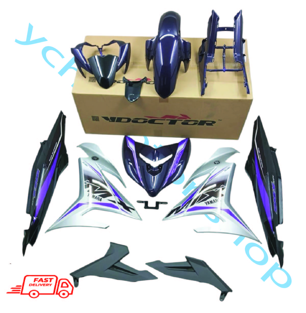 YAMAHA Y15 Y15ZR V2 Y15 V2 Y15 ZR V2 DOCTOR NEW DESIGN BODY COVER SET ...