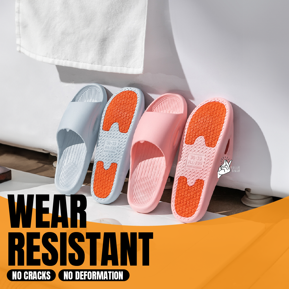 Selipar Getah Rumah Slipper Anti Slip Indoor House Slippers Rubber ...