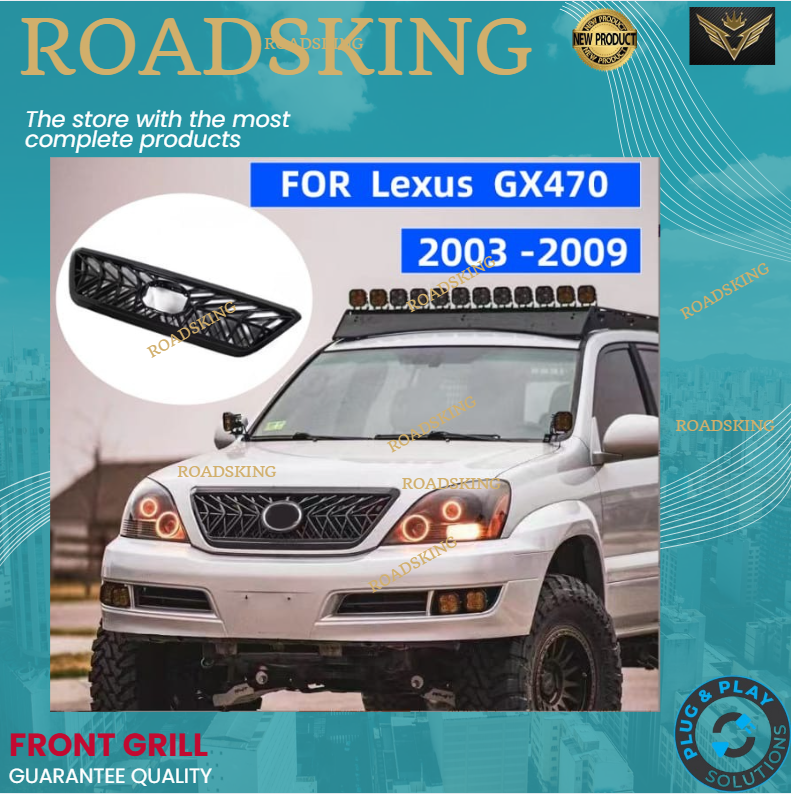 LEXUS GX470 TOYOTA HARRIER RX330 RX300 XU30 2003-2009 FRONT BUMPER ...