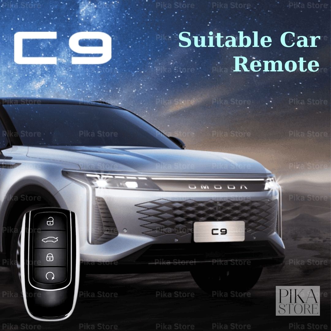 JAECOO Omoda C9 Key Cover Car Key Case Holder Carbon Casing Kunci ...