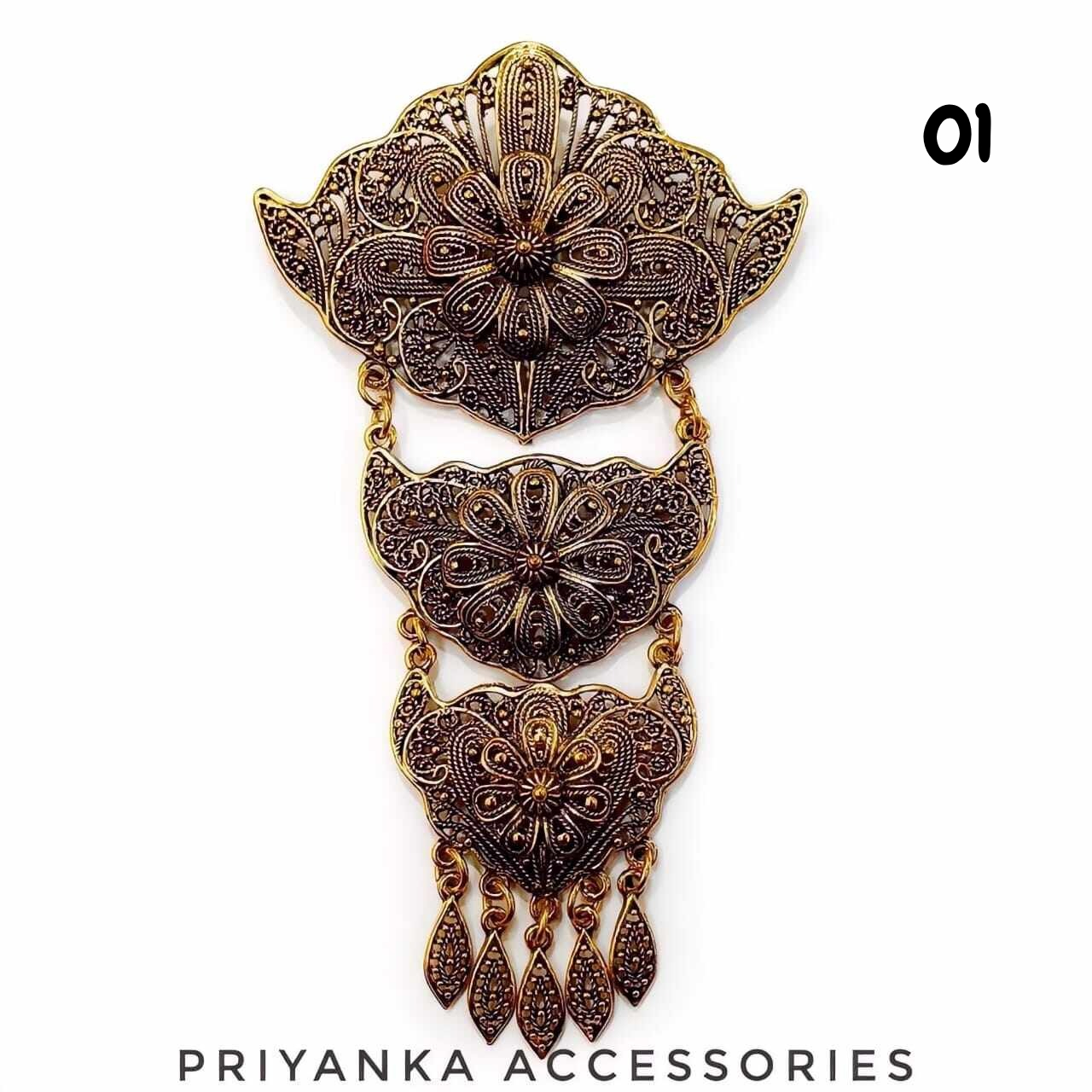 🔥 READY STOCK 🇲🇾🔥 Brooch Kebaya 3 Layers Jewellery Pin Kerongsang Dokoh ...