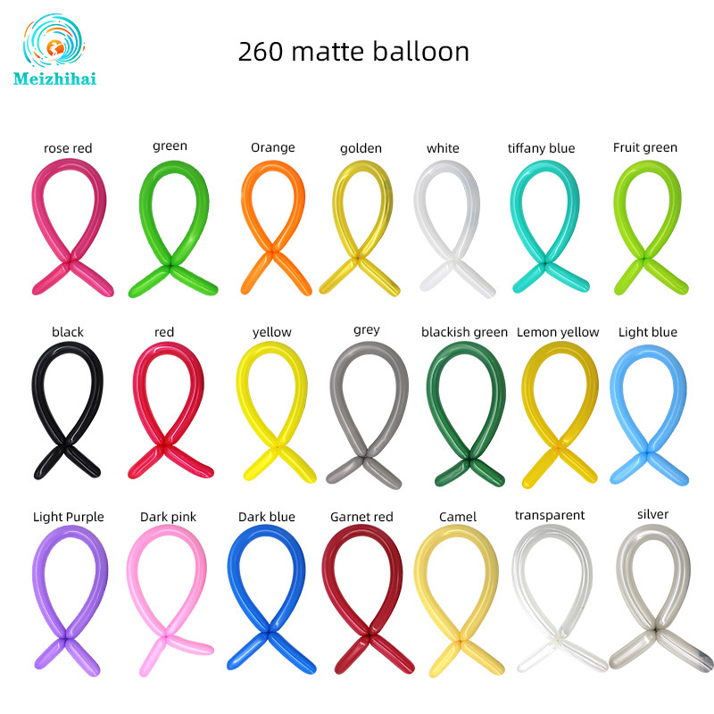 [50pcs] 1.8gram Matte Long Balloon 260 Long Ballon Panjang Twist ...