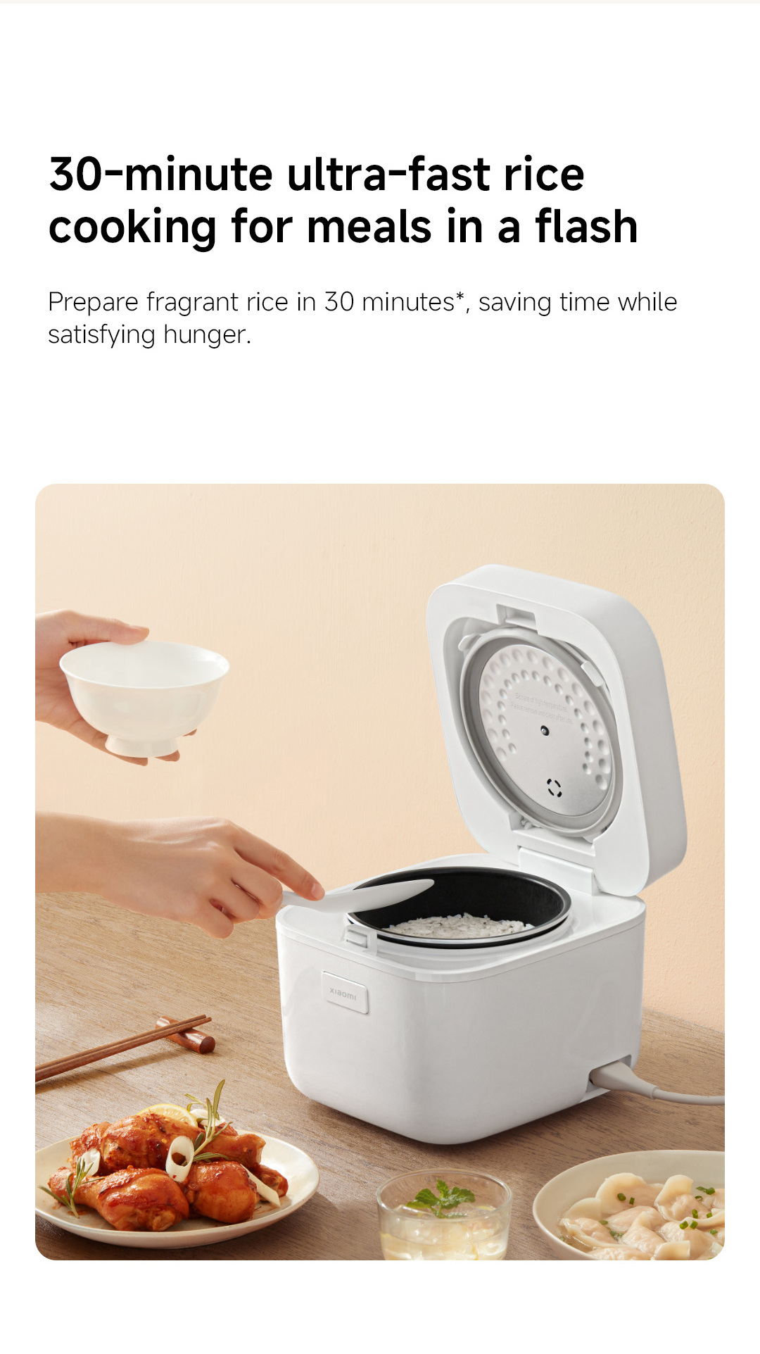 Xiaomi Multifunctional Rice Cooker 1.5L Non-stick inner pot/24h ...