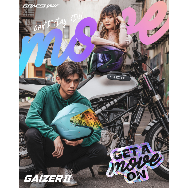 (READY STOCK) Gracshaw Helmet NEW G838 GAIZER 2 GAIZER II VERSION 2 ...
