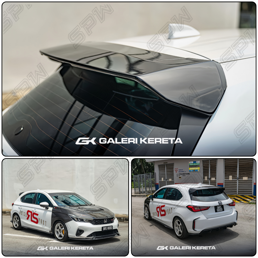 Honda City Hatchback (2020-2025) V3 Spoiler Rear Bumper Spoiler Lip HB Lips GN5 GN6 GN7 ABS ...
