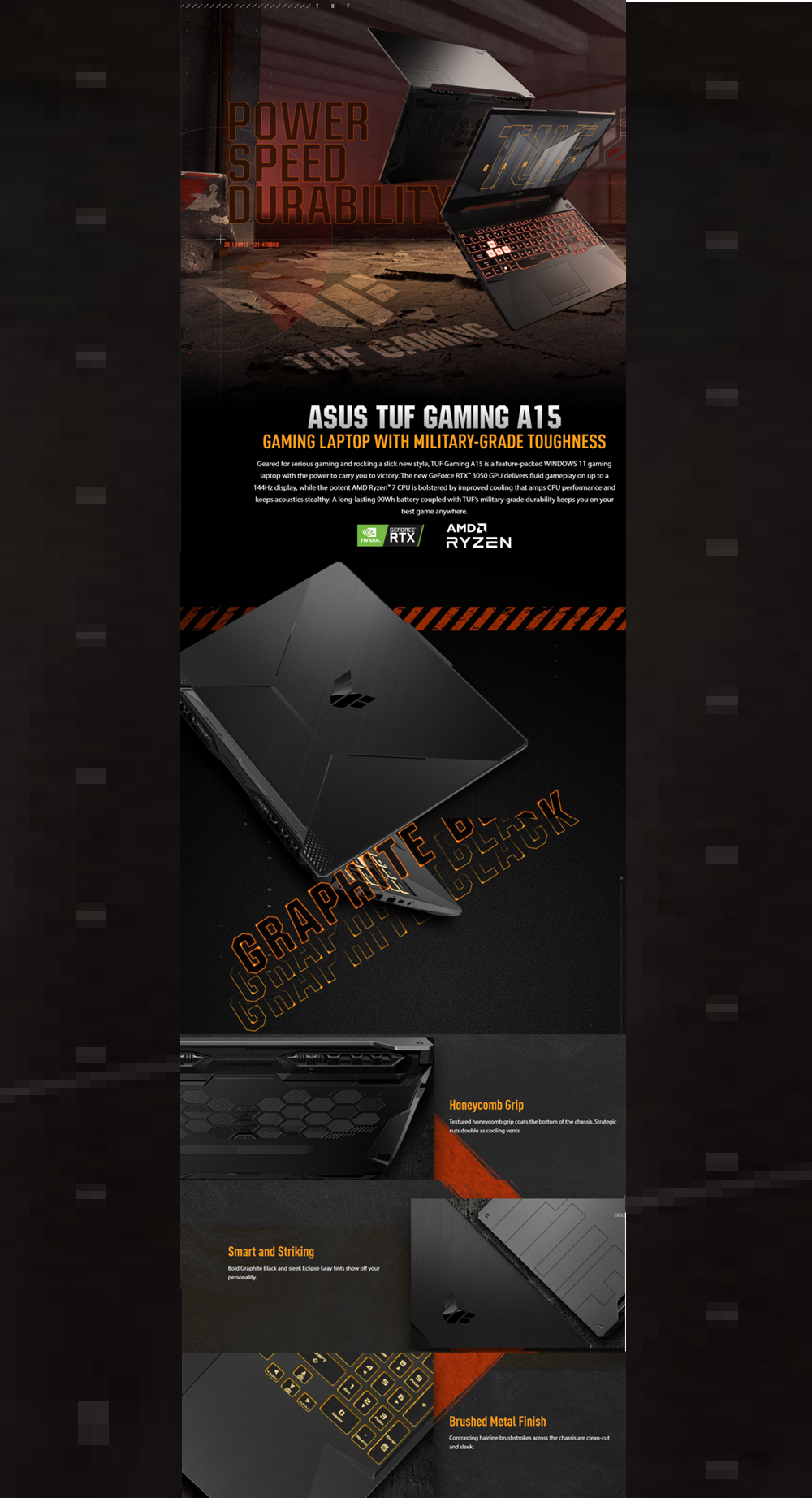 ASUS TUF Gaming A15 FA506N-CRHN039W (RYZEN 7-7435HS/16GB/512GB SSD ...