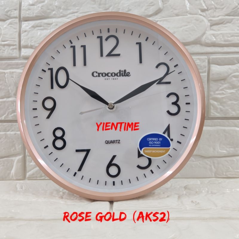 ‼️READY STOCK‼️100% ORIGINAL CROCODILE CW 802 / CW 8888 WALL CLOCK | Shopee Malaysia