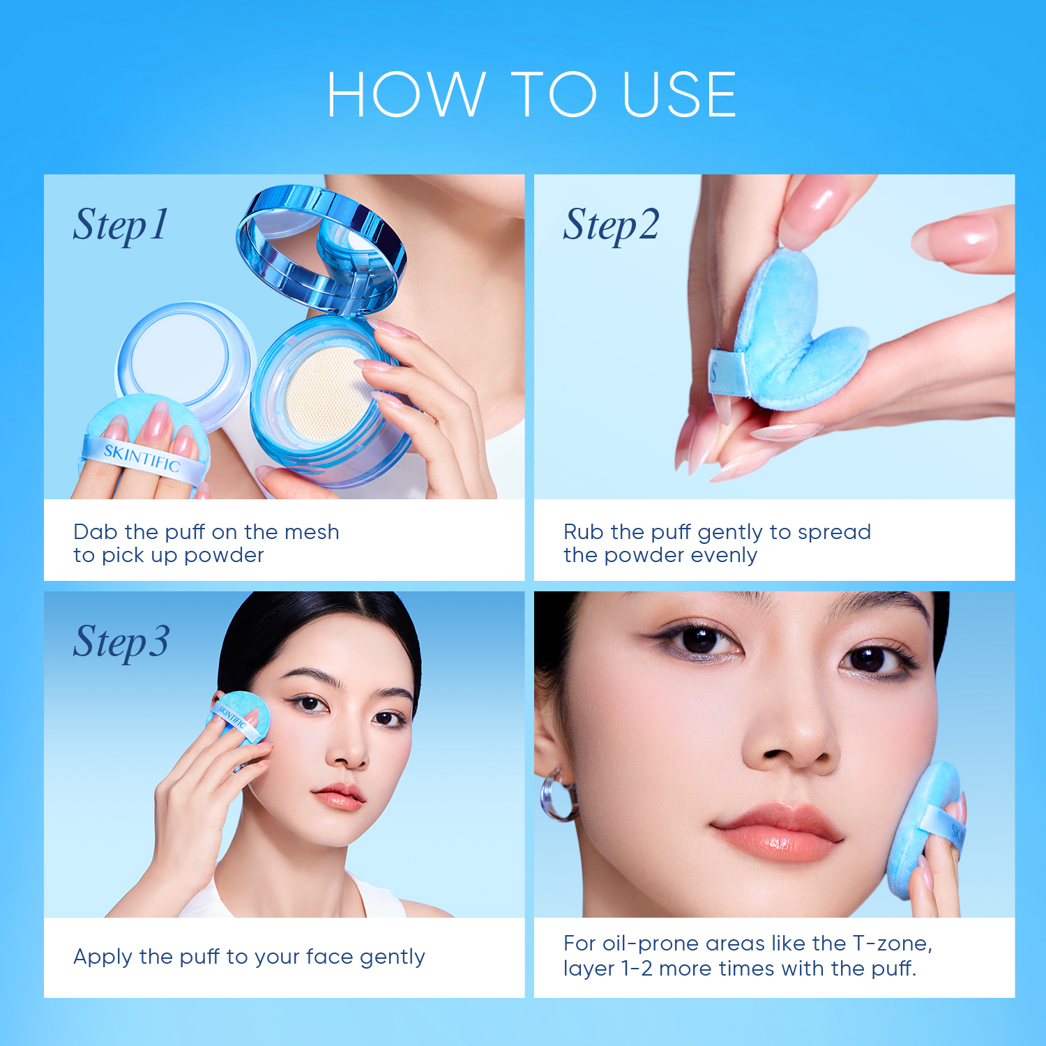 [4.25New Launch]Skintific Invisiblur All Day Loose Setting Powder Pore ...