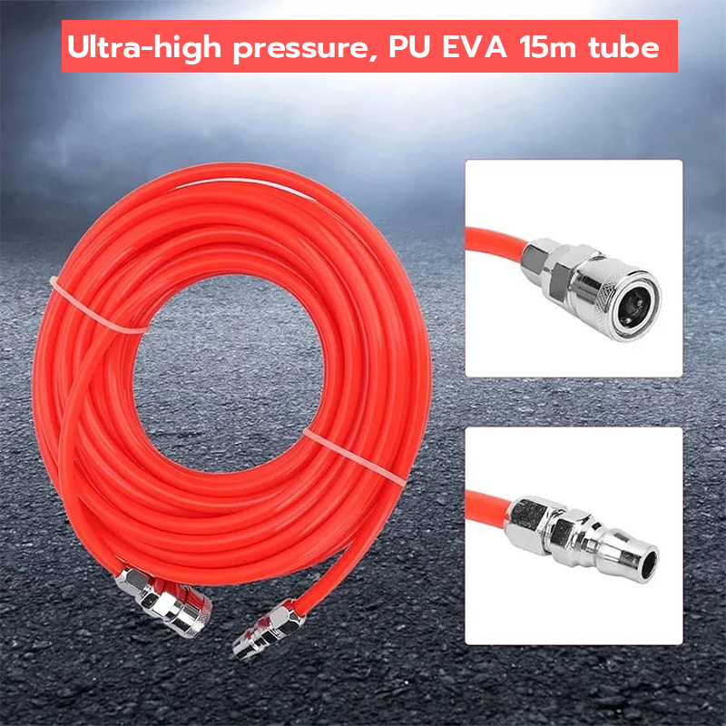DIY MAX 15M Pneumatic PU Air Spring Hose for Pipe Tube Fuel Gas Air ...