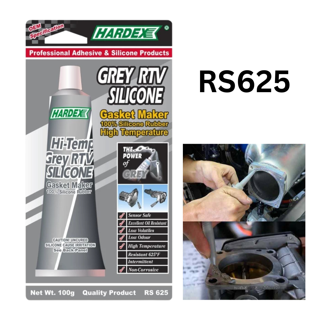 HARDEX RS625 Grey RTV Silicon Gum Gasket Maker High-Temperature Gam Gasket High Temp Gasket Gum ...
