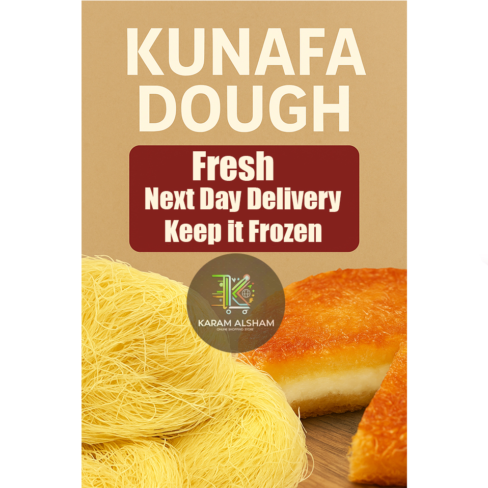 Kunafa Dough 500g,1kg | middle east Fresh kunafa shredded | Halal ...