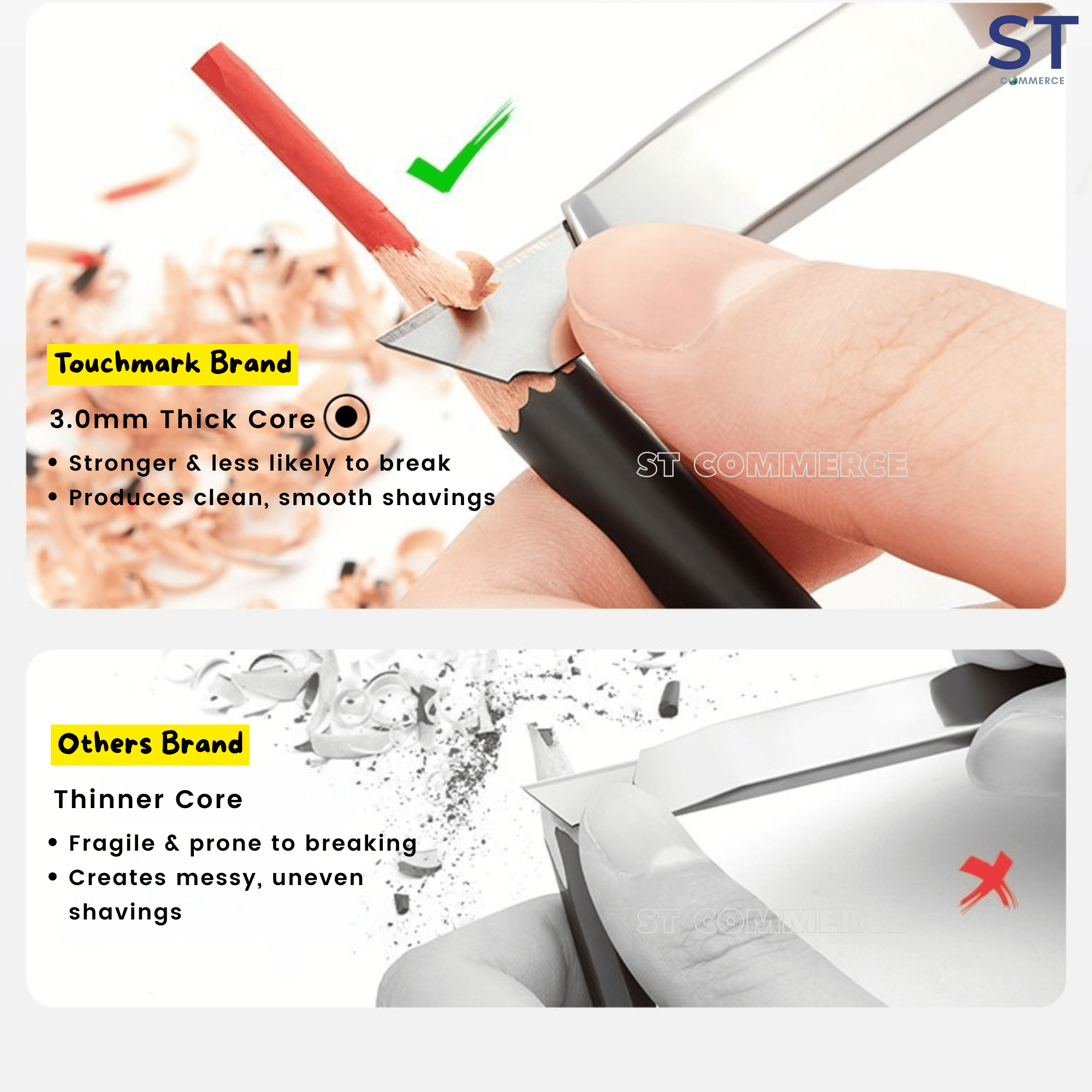 Touchmark Colour Pencil (36/48/72) Pensel Warna School Kids Stationery Set Home Stationery For ...