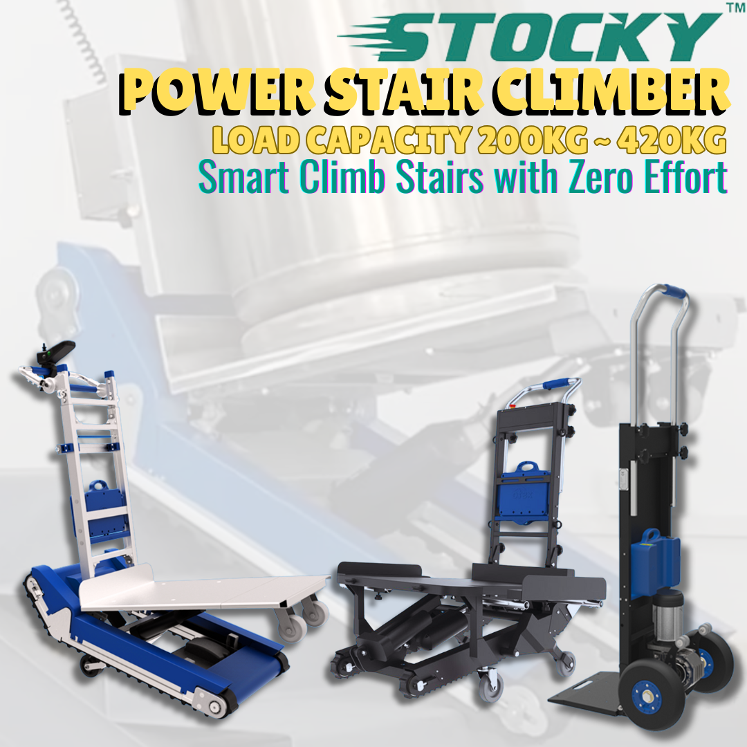 XSTO Full Range Powered Stair Climber Trolley Industrial Multi-Floor ...