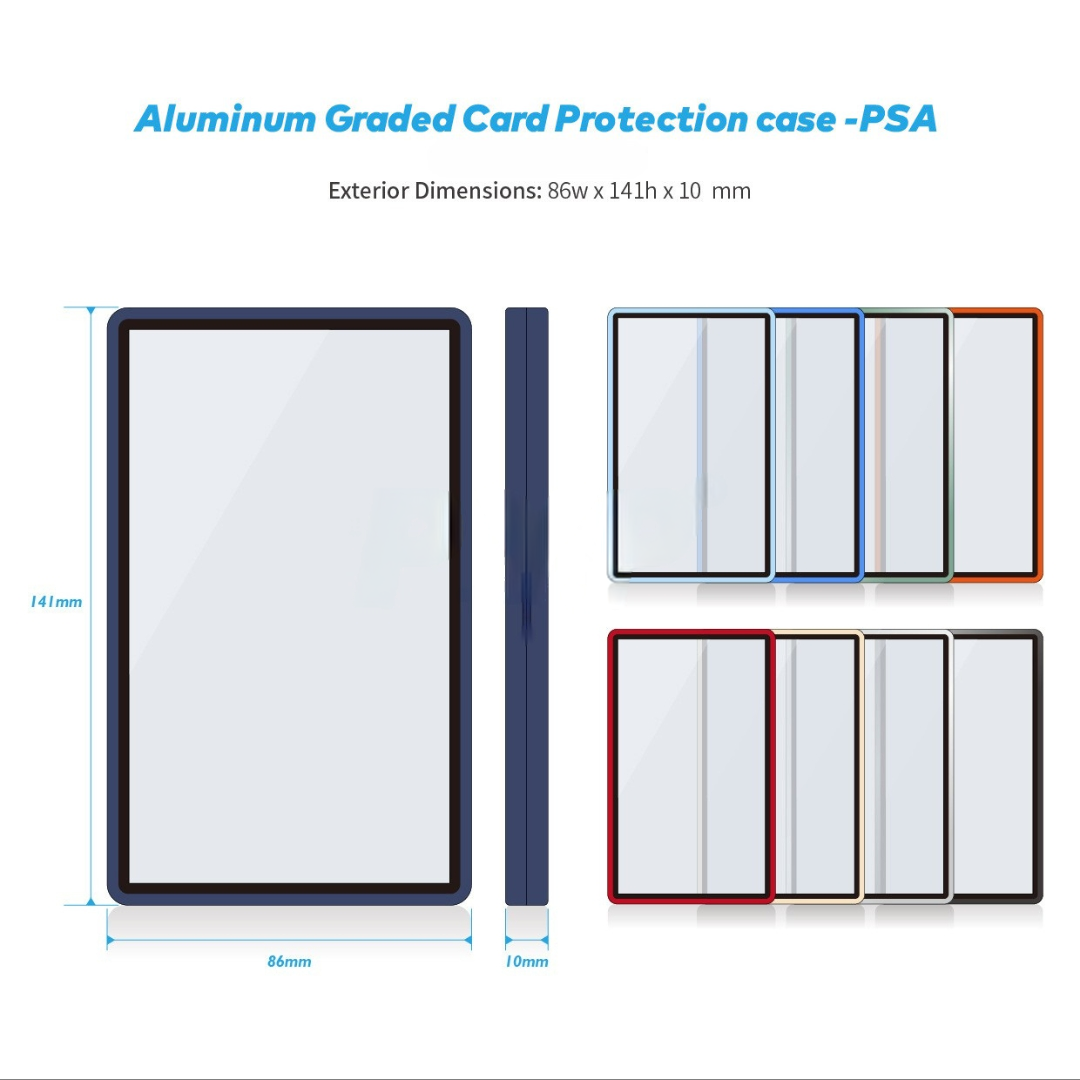 PSA Magnetic Metal Slab Case Protector For Graded Cards | Aluminum Slab ...