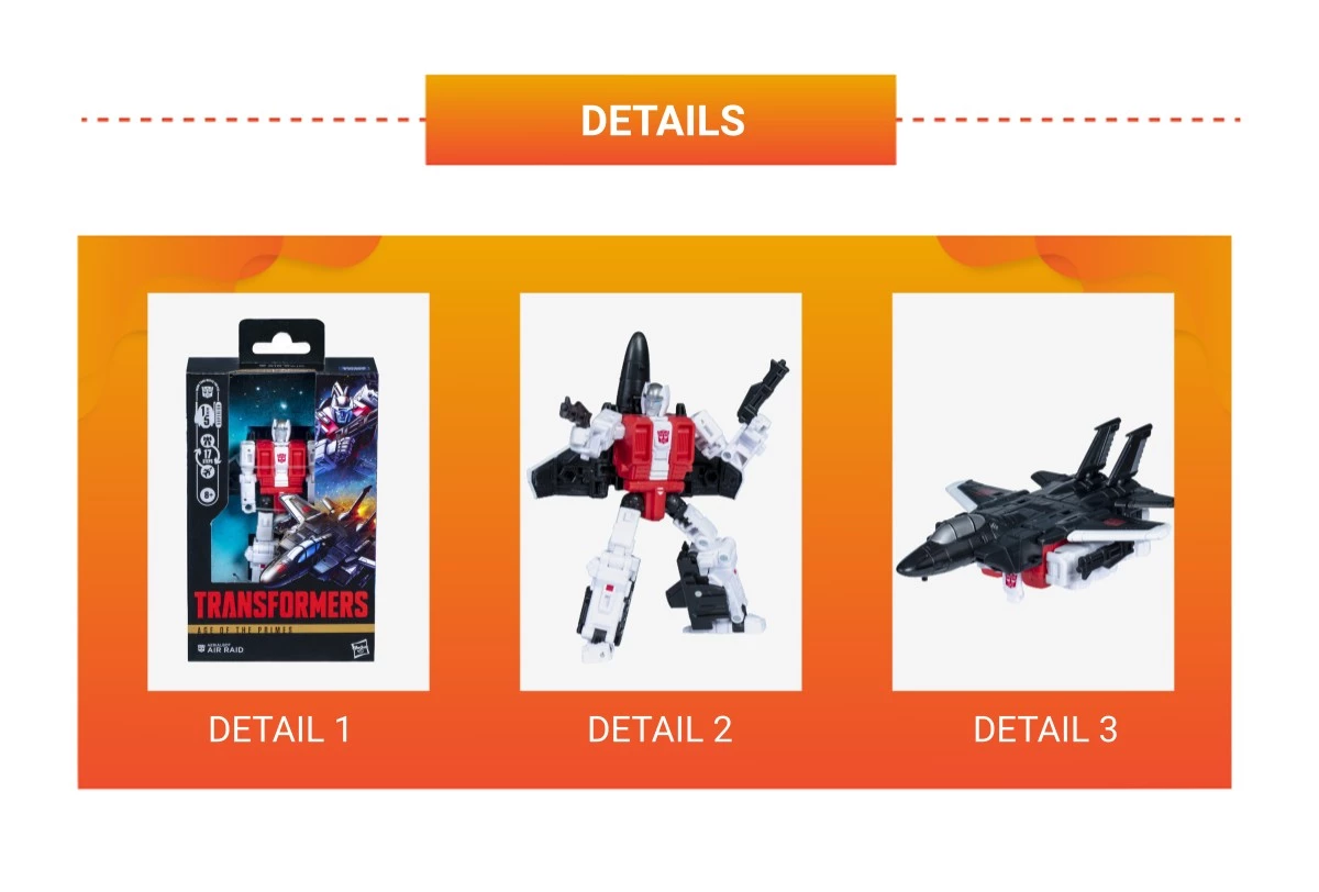 Transformers Age of the Primes Deluxe Class Aerialbot Air Raid, 5.5 ...