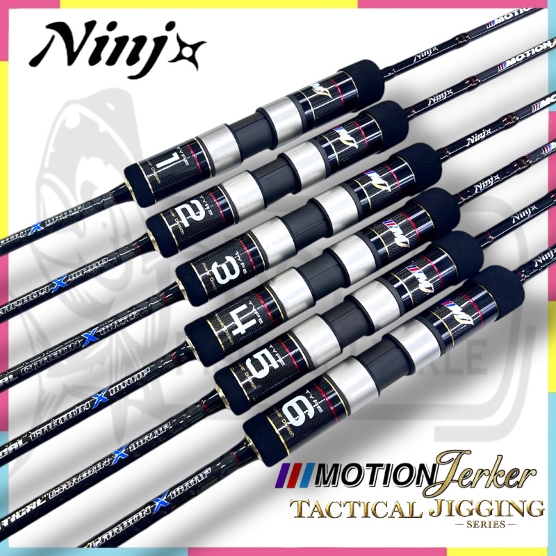 2024 NINJA MOTION JERKER SLOW FAST JIGGING SPINNING BAITCATSING ...