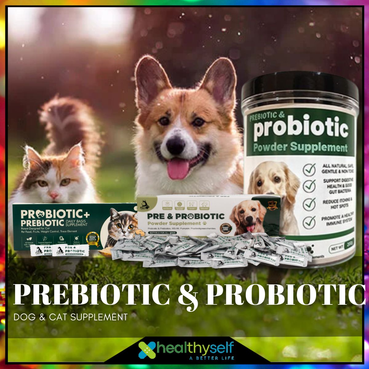 ORIGINAL MAX & PAW Pre and Probiotic Dog & Cat overall health skin rash ...