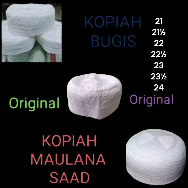 kopiah bugis @ kopiah maulana Original | Shopee Malaysia
