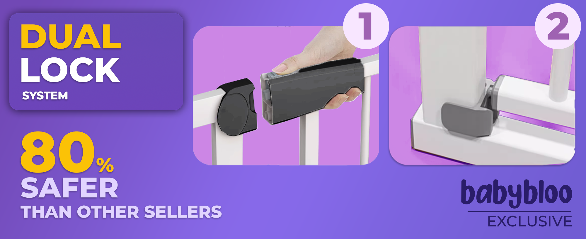[2 Year Warranty] BabyBloo Baby Fence Pagar Baby Baby Gate Pagar Budak ...