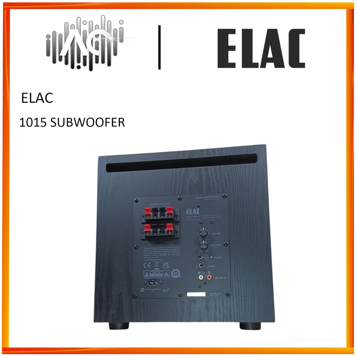 Elac 1015 10''/120Watts Powered Subwoofer | Shopee Malaysia